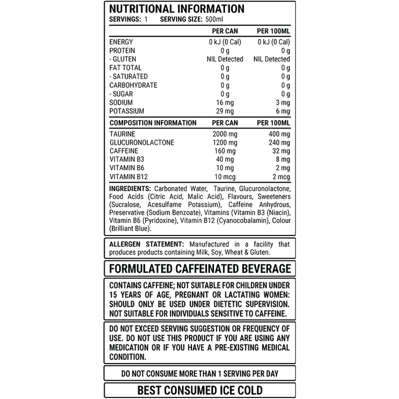 Disorder Energy RTD — Unchained Supplements