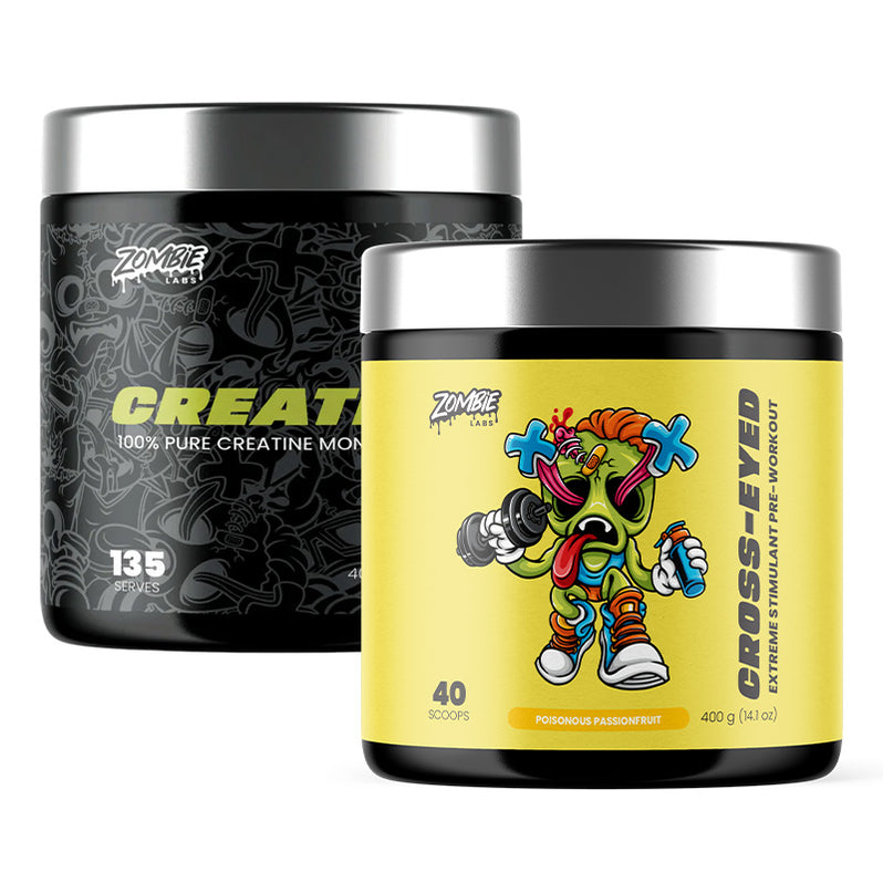 Zombie Labs Cross Eyed + Creatine Bundle — Unchained Supplements